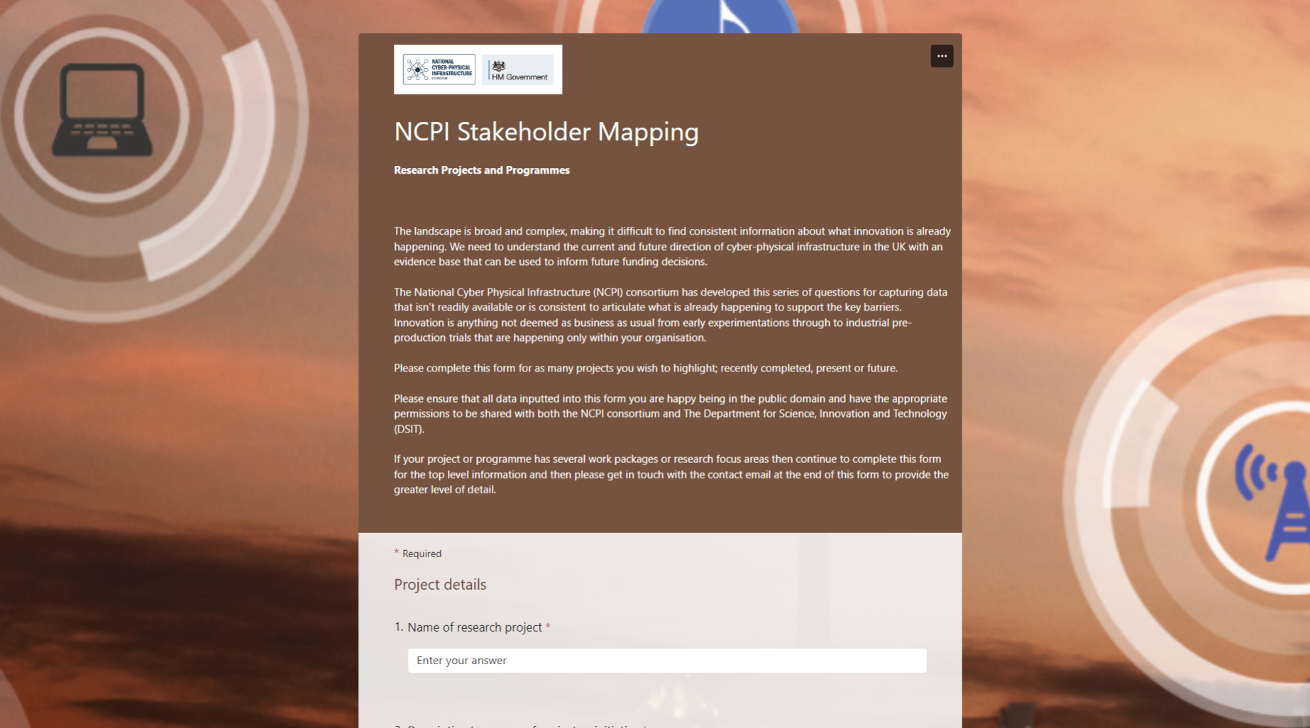 National Cyber-Physical Infrastructure ecosystem - Digital Twin Hub