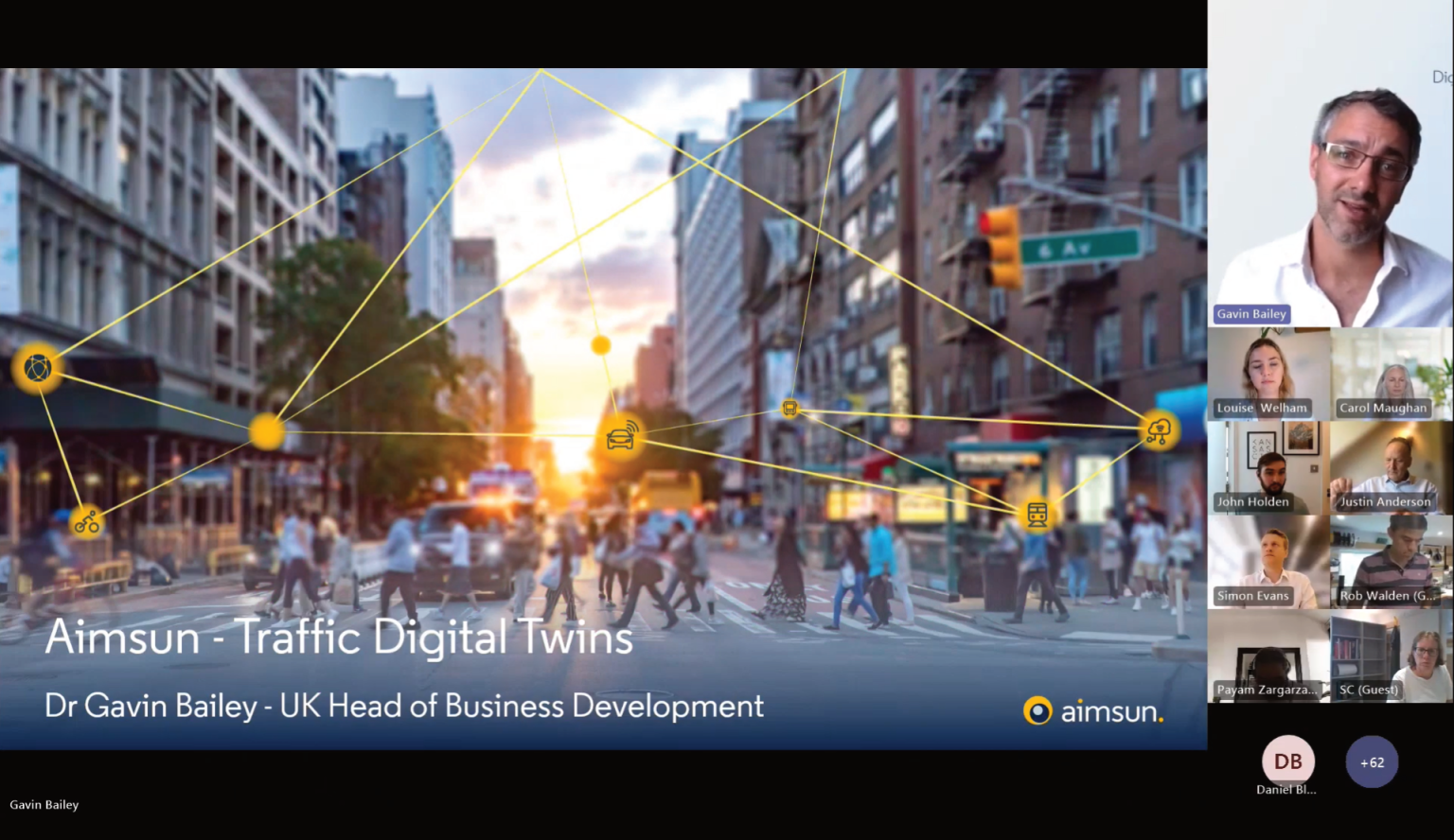 'Traffic digital twins: What are they good for?' - Gavin Bailey, Aimsun - Digital Twin Hub