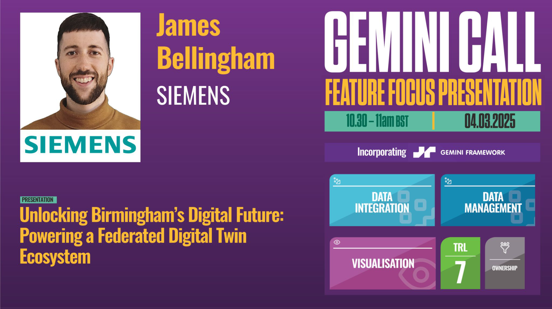 'Unlocking Birmingham's Digital Future: Powering a Federated Digital Twin Ecosystem' - James ...