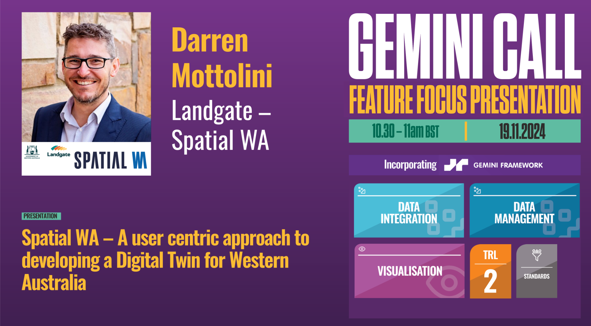 'Spatial WA - a user central approach to developing a digital twin for ...